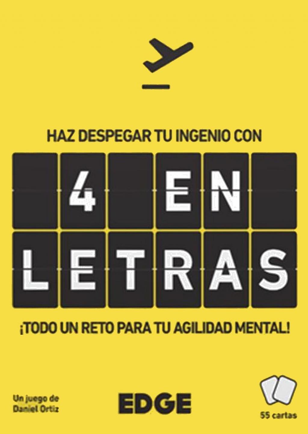 4 en Letras ~ Juego de mesa • Ludonauta.es