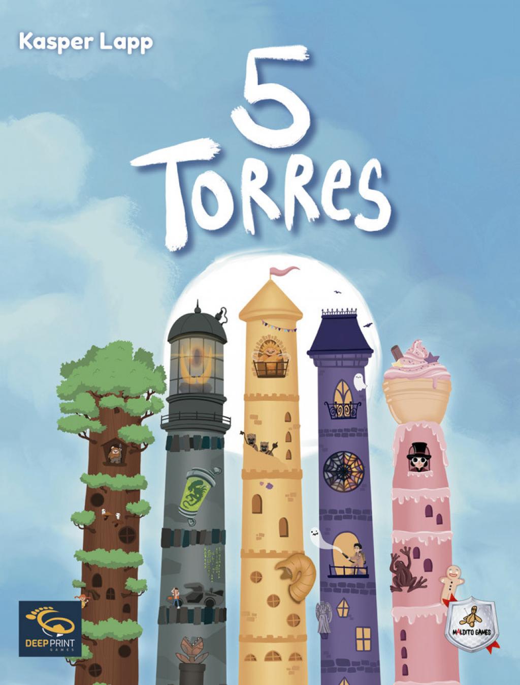 5 Torres ~ Juego de mesa • Ludonauta.es