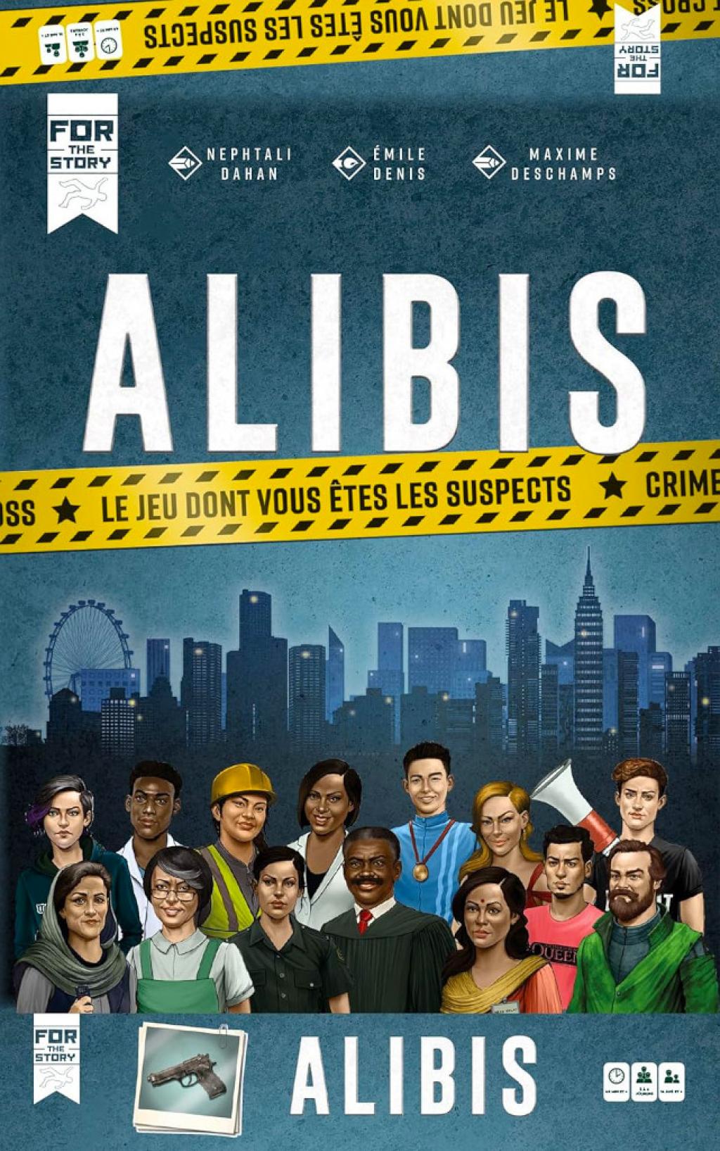 Alibis ~ Juego de mesa • Ludonauta.es