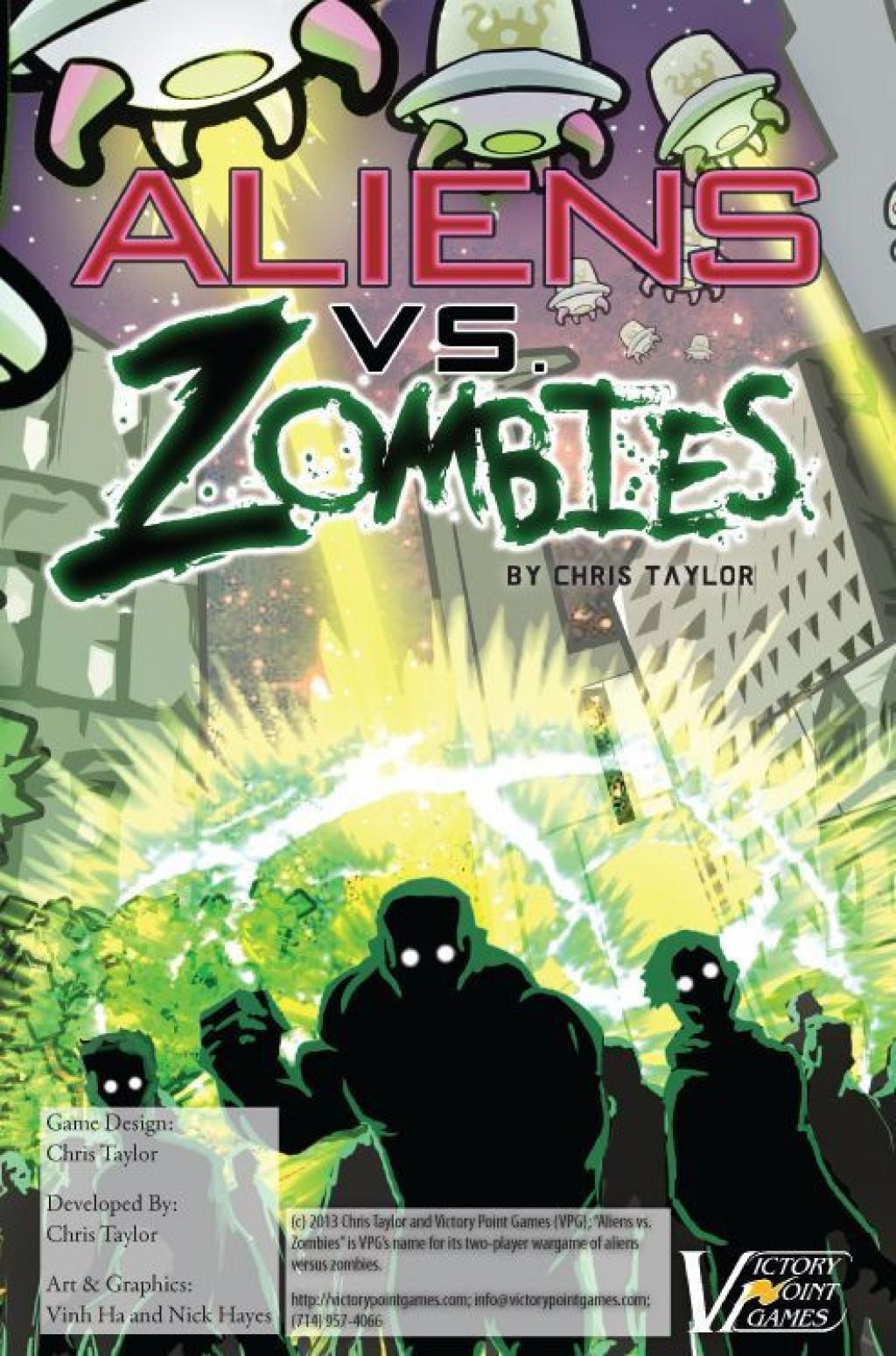 Aliens vs. Zombies ~ Juego de mesa • Ludonauta.es