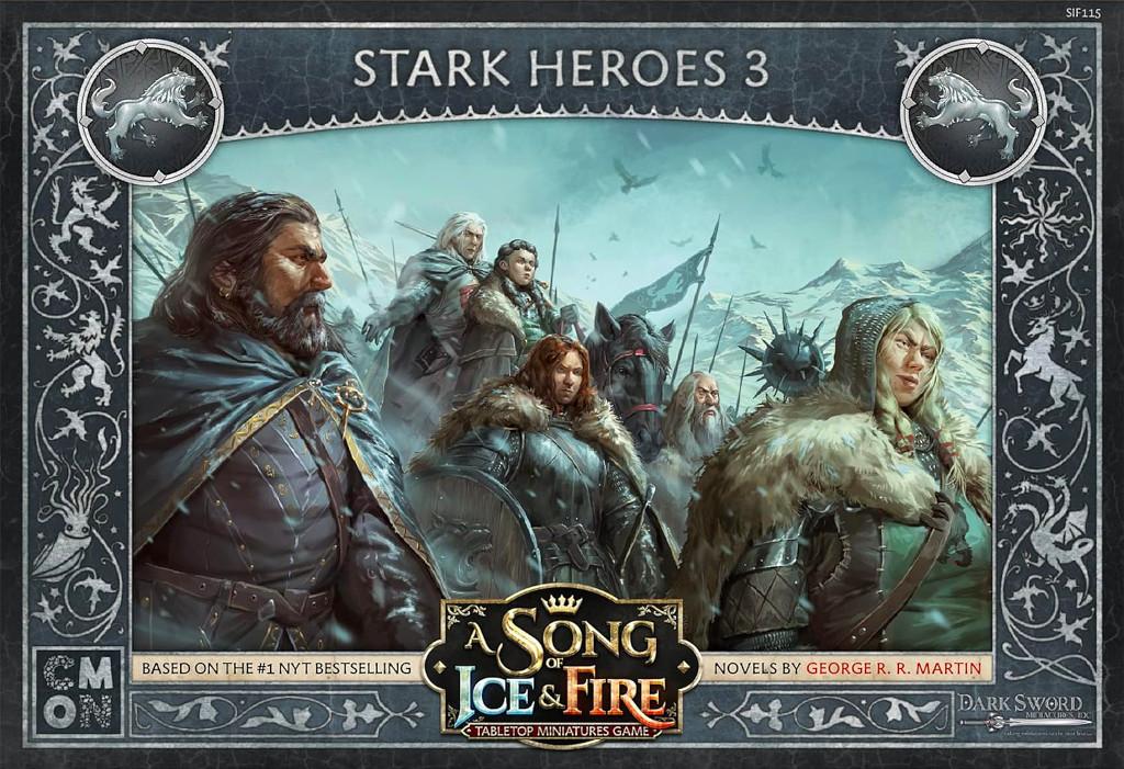 Canción de hielo y fuego: Héroes Stark III ~ Juego de mesa • Ludonauta.es