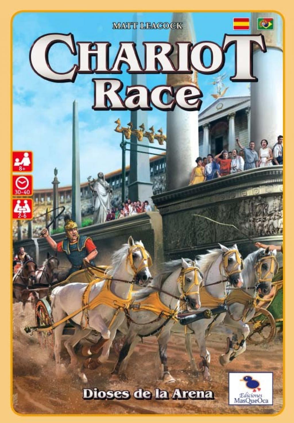 Chariot Race: Dioses de la Arena ~ Juego de mesa • Ludonauta.es
