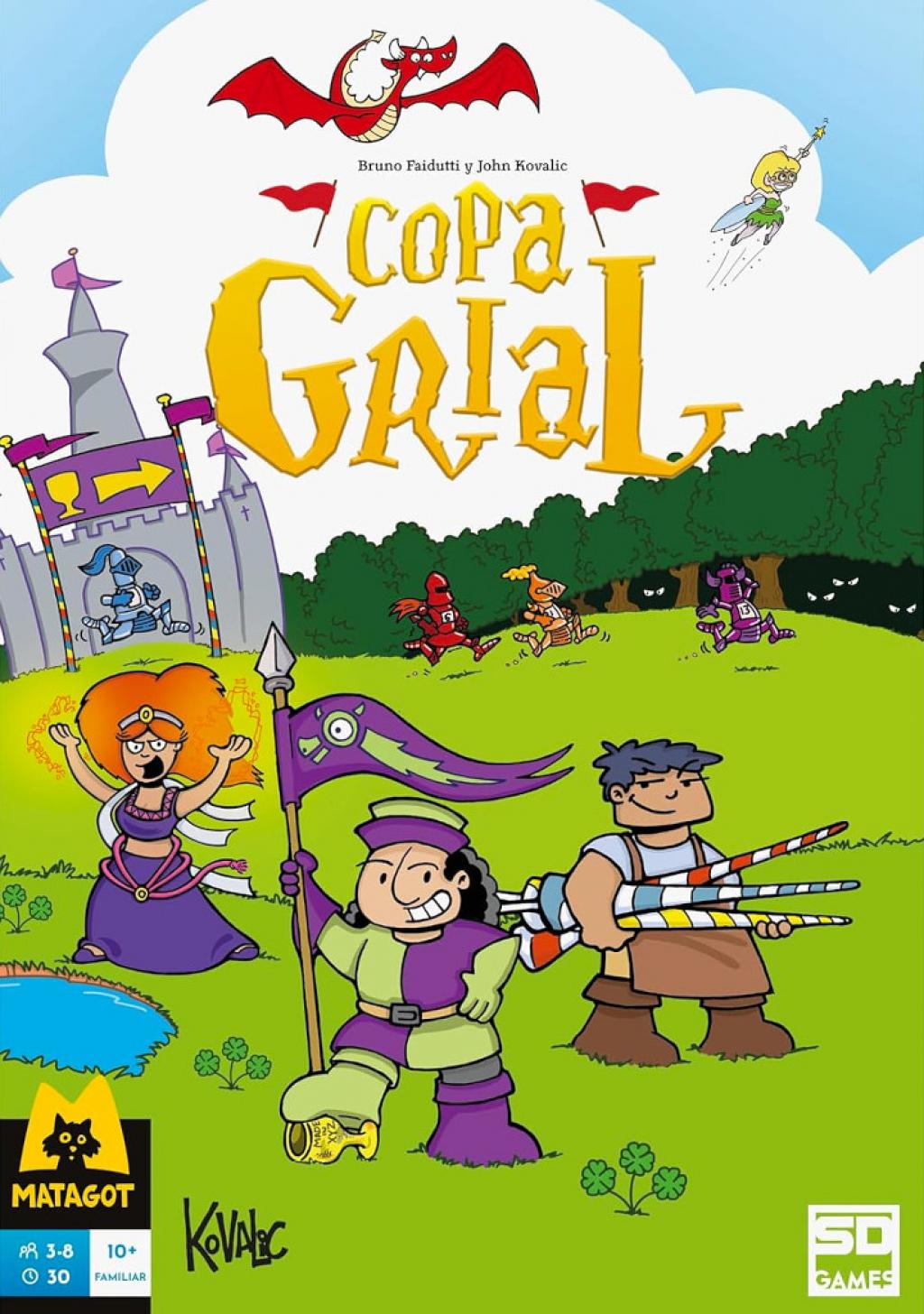 Copa Grial ~ Juego de mesa • Ludonauta.es