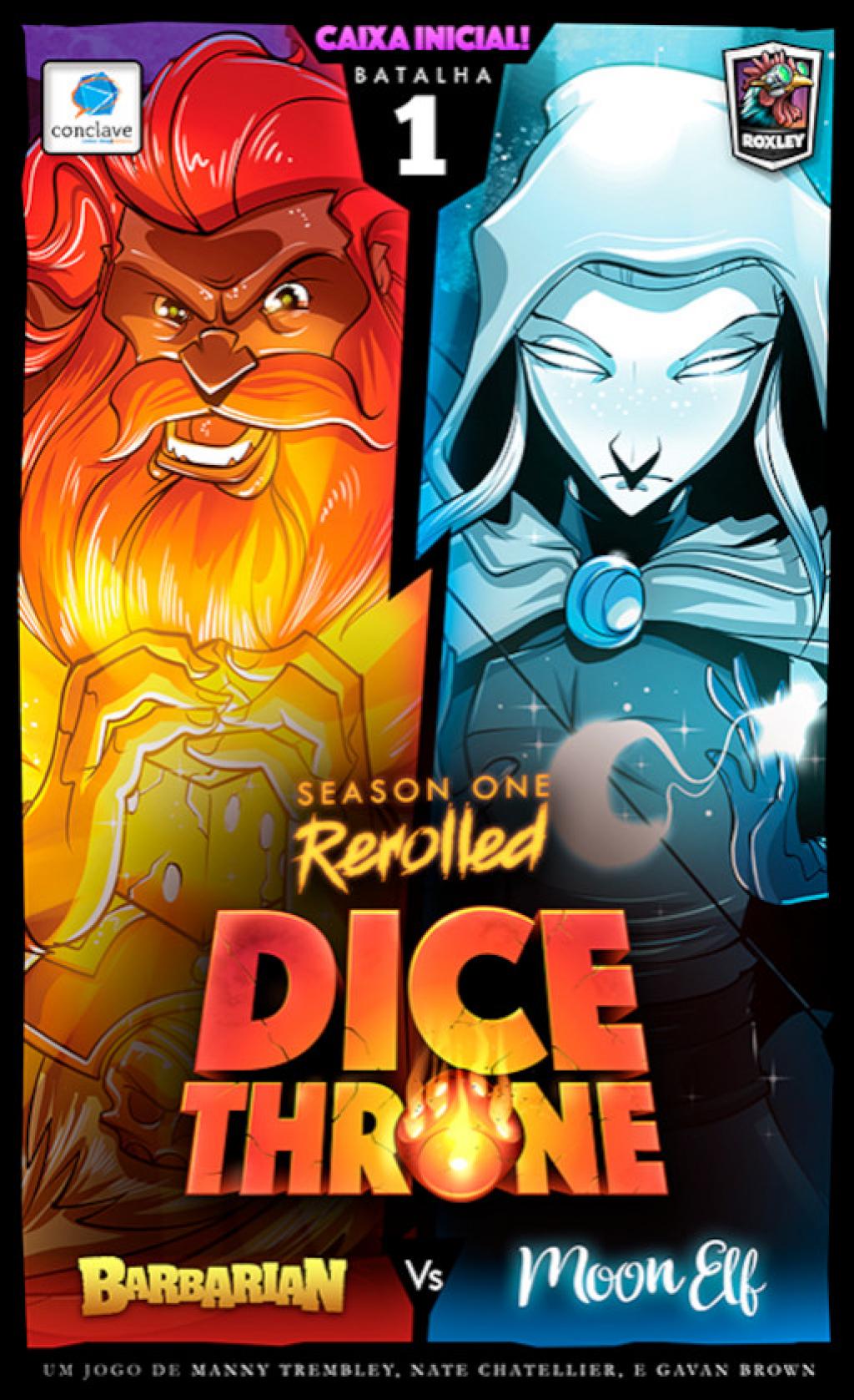 Dice Throne: Season One – Bárbaro v. Elfa Lunar ~ Juego de mesa ...