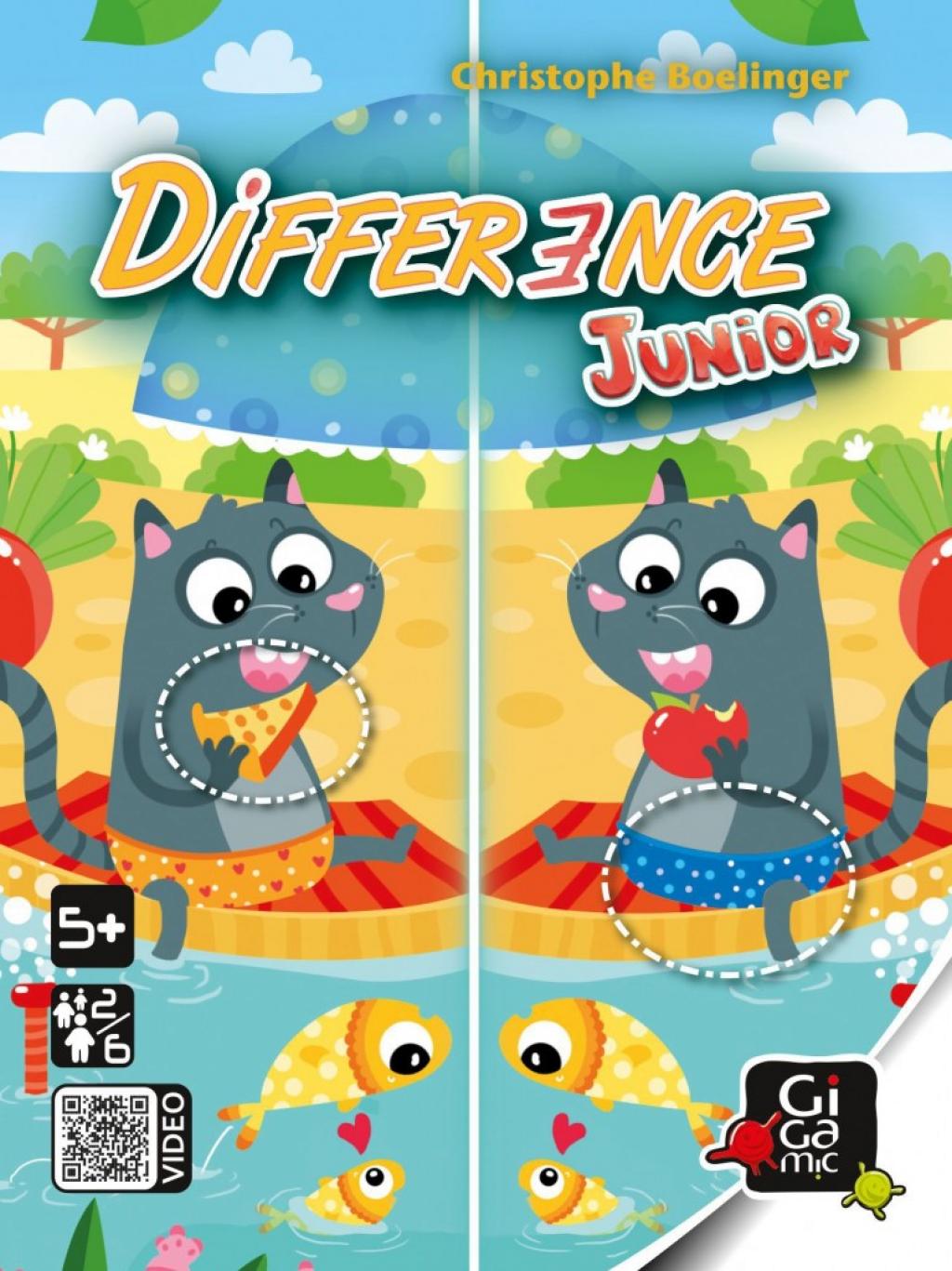 Difference Junior ~ Juego de mesa • Ludonauta.es