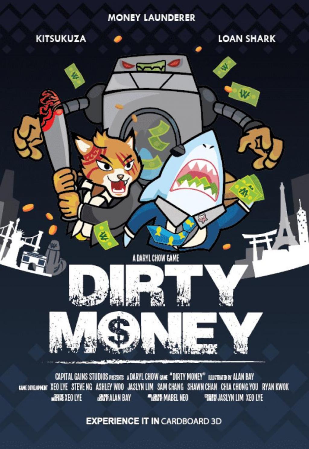 Dirty Money: The Money Laundering Game ~ Juego de mesa • Ludonauta.es