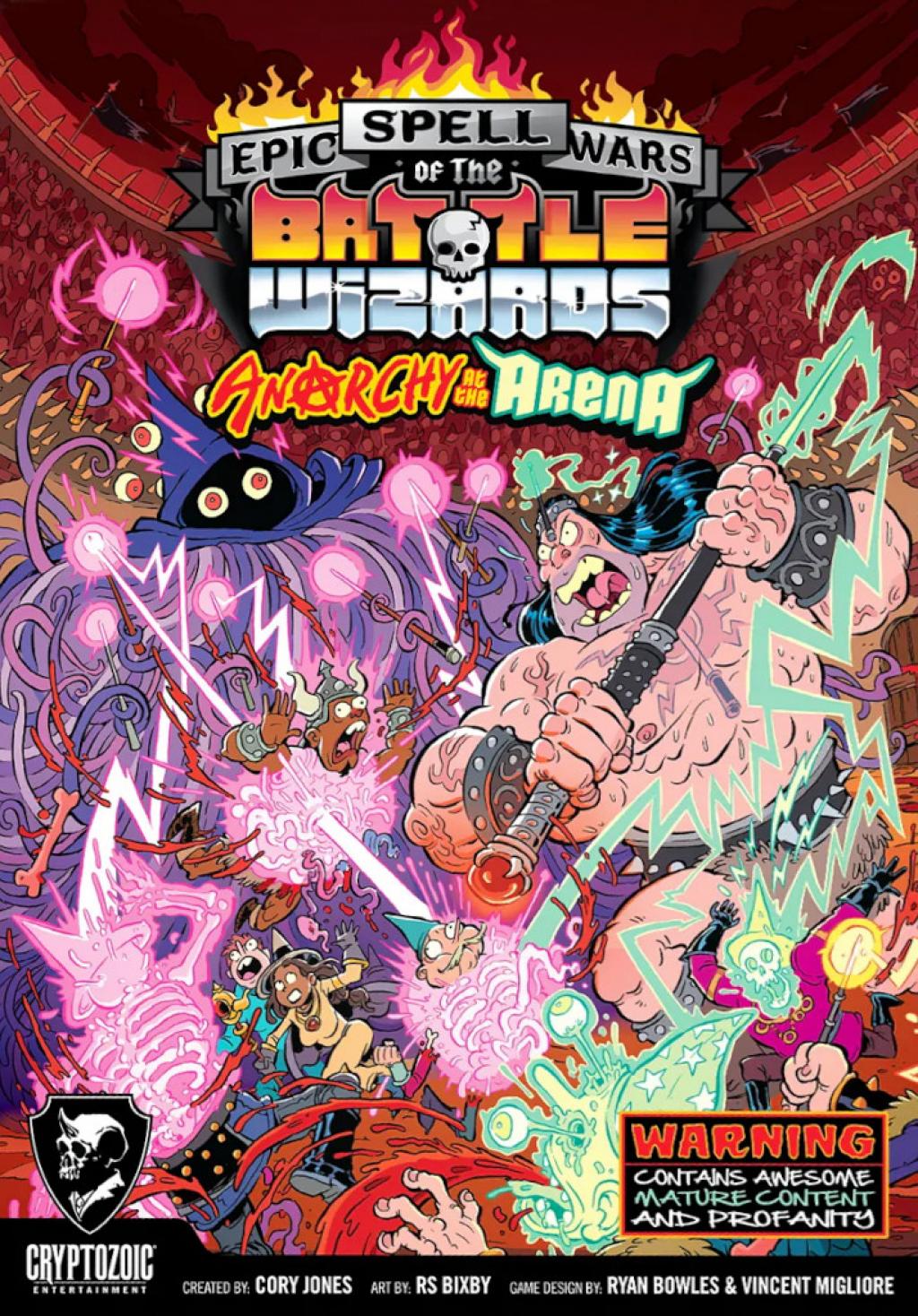 Epic Spell Wars of the Battle Wizards: Anarchy at the Arena ~ Juego de mesa • Ludonauta.es