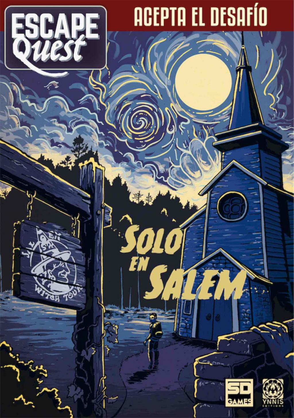 Escape Quest: Solo en Salem ~ Juego de mesa • Ludonauta.es