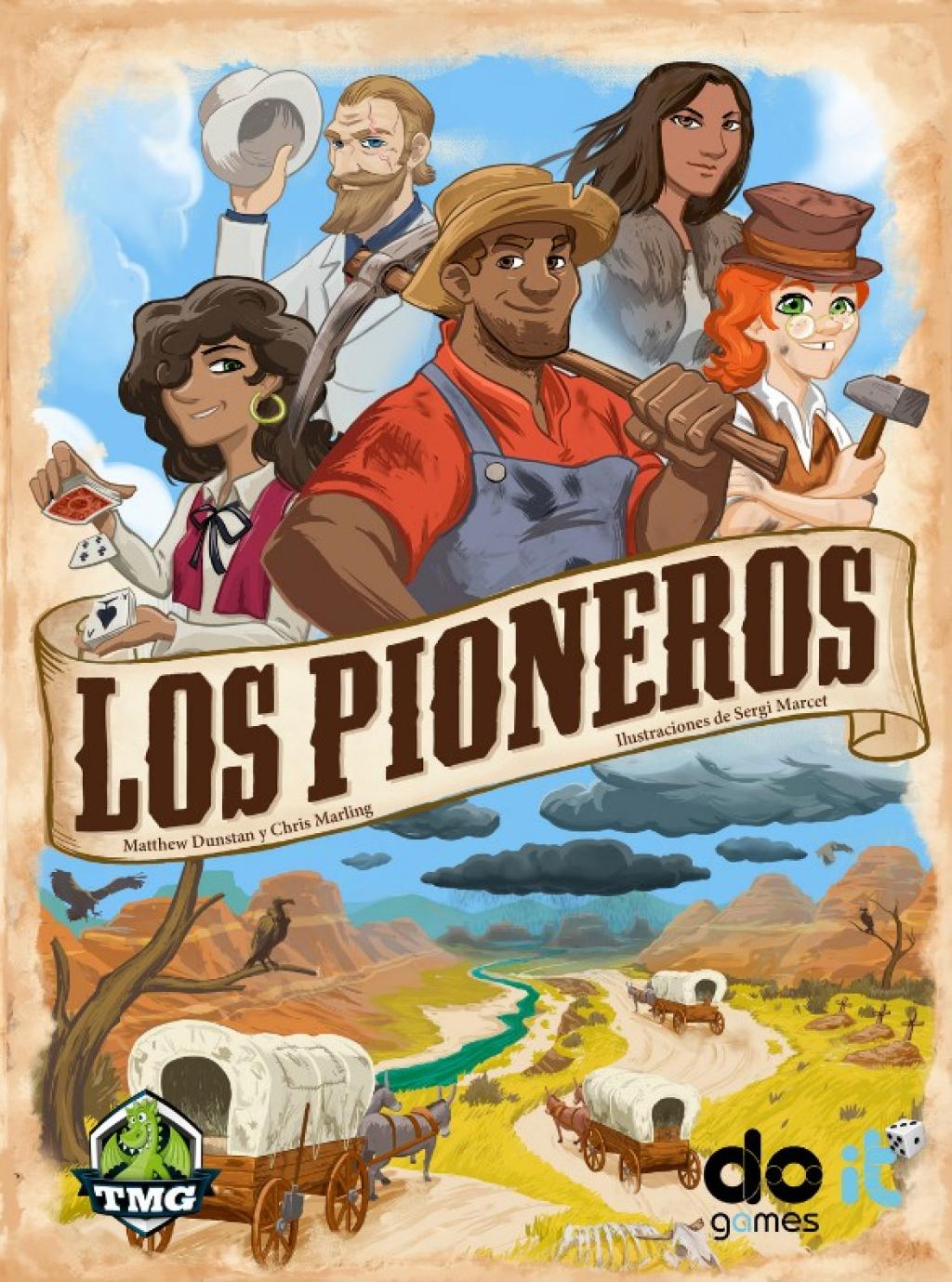 Los Pioneros ~ Juego de mesa • Ludonauta.es