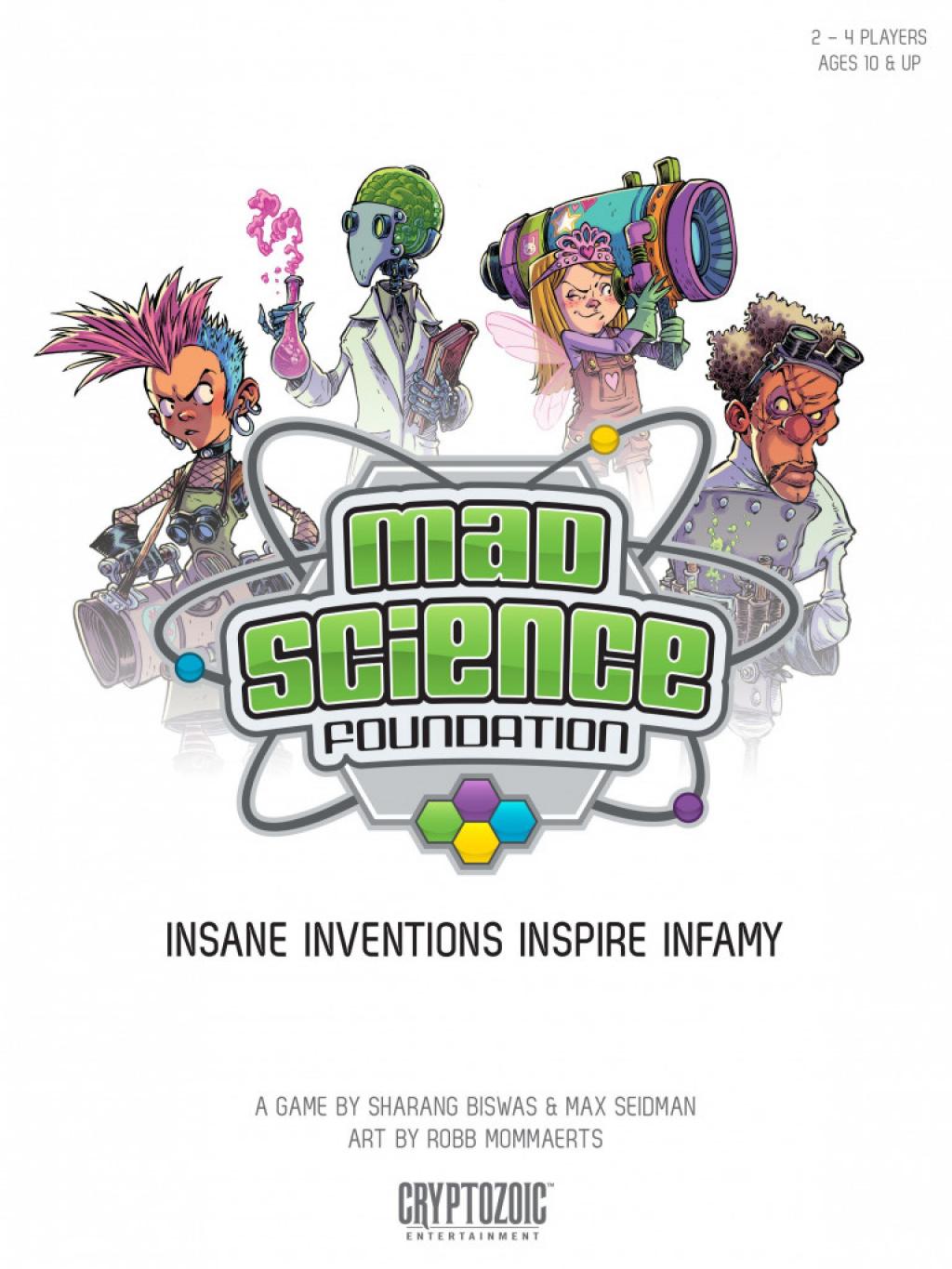 Mad Science Foundation ~ Juego de mesa • Ludonauta.es