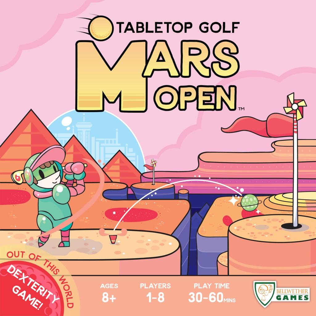 Mars Open: Tabletop Golf ~ Juego de mesa • Ludonauta.es