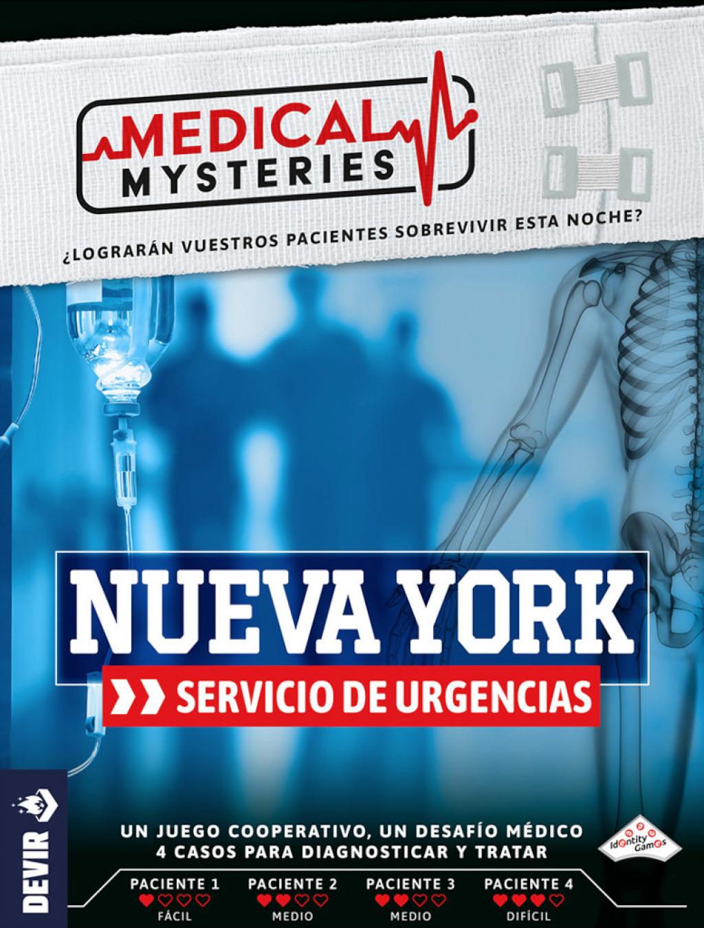 Medical Mysteries: Nueva York ~ Juego de mesa • Ludonauta.es