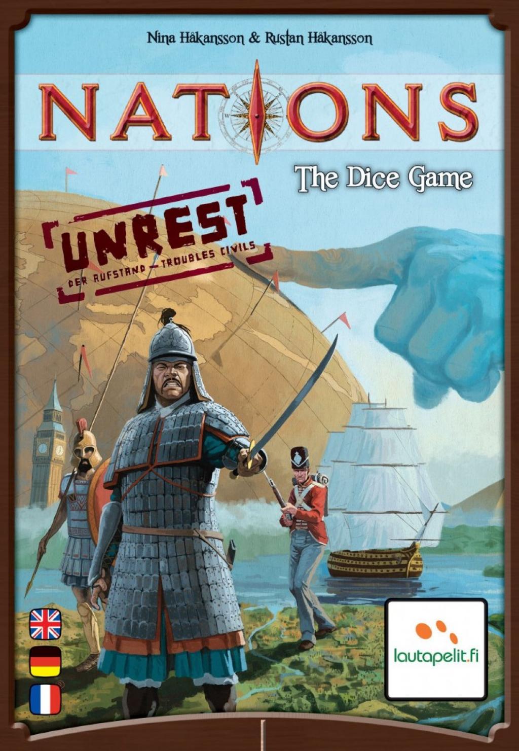 Nations: The Dice Game – Unrest ~ Juego de mesa • Ludonauta.es