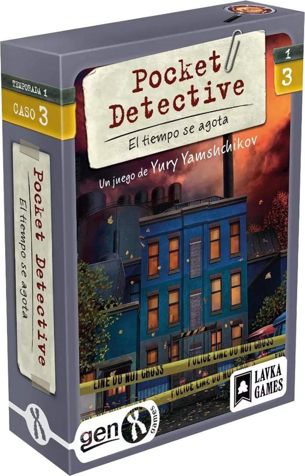 Pocket Detective nº 3: El tiempo se agota ~ Juego de mesa • Ludonauta.es