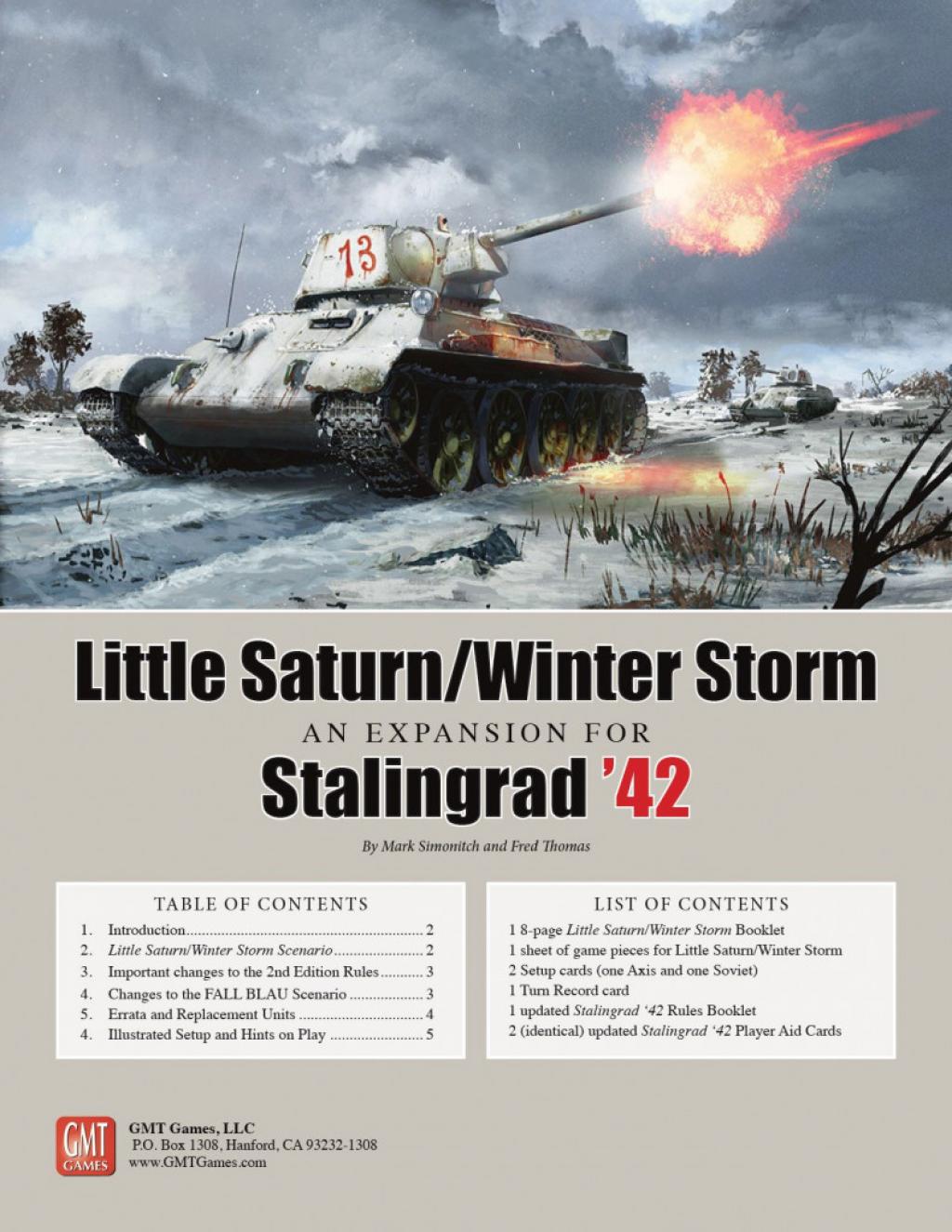 Stalingrad '42: Little Saturn / Winter Storm Expansion ~ Juego de mesa ...