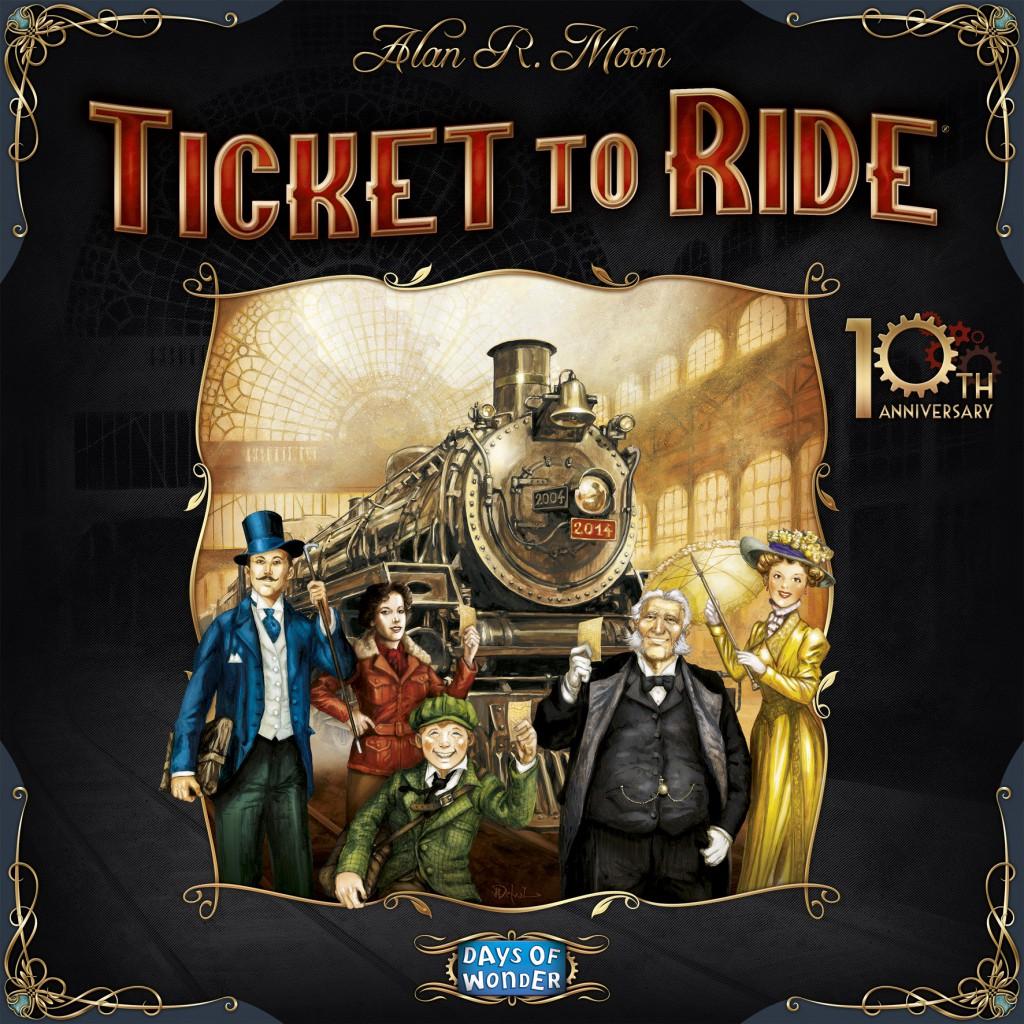 Ticket to Ride: 10th Anniversary ~ Juego de mesa • Ludonauta.es