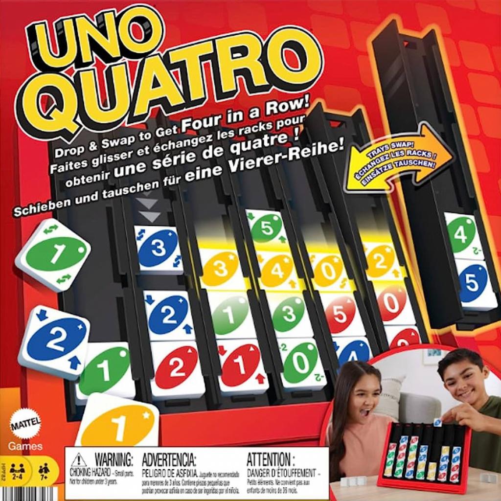 UNO Quatro ~ Juego de mesa • Ludonauta.es